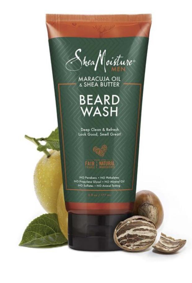 Shea Moisture Men Maracuja Oil & Shea Butter Beard Wash Deep Clean & R ...