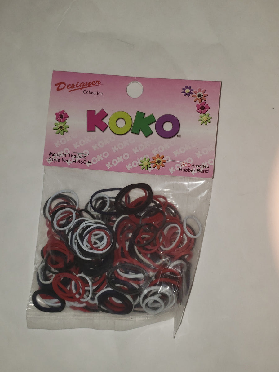 Koko Large Rubber Bands – Superstar Hair & Wigs