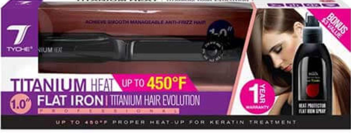 Tyche Titanium Heat 1” Flat iron – Superstar Hair & Wigs